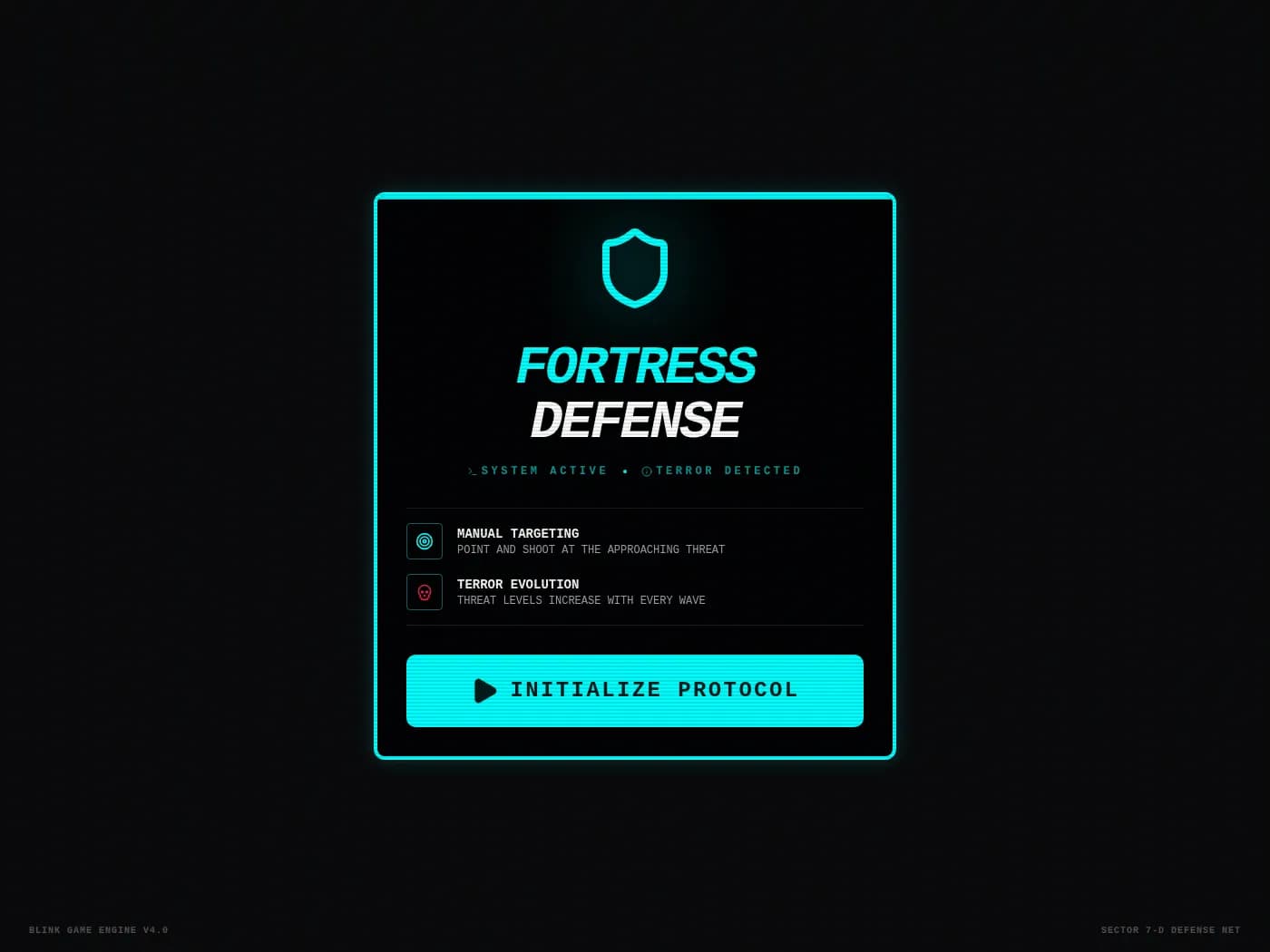 2D Fortress Defense Game