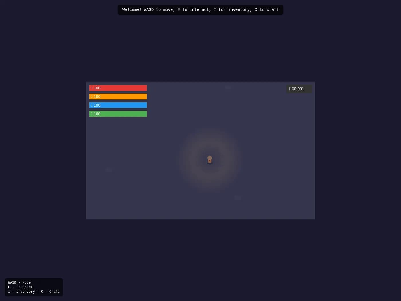 WildSurvive: 2D Explorer