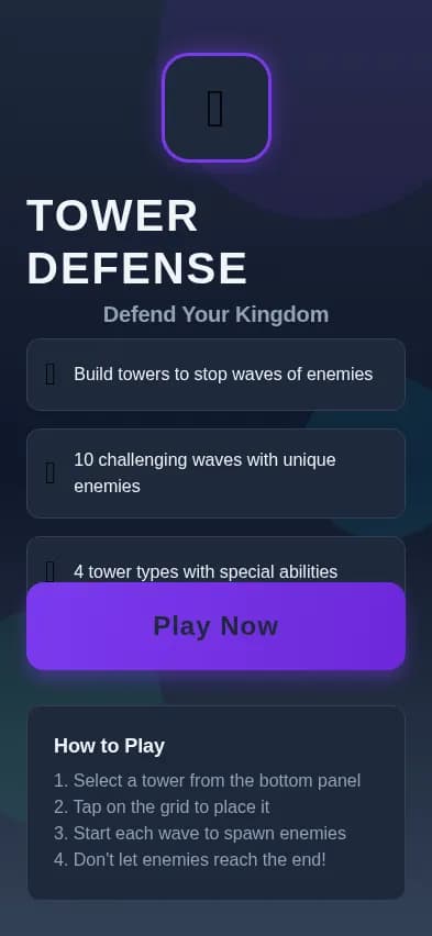 2D Tower Defense