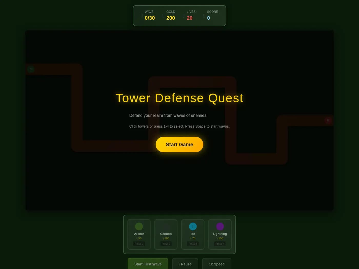 Tower Defense Quest