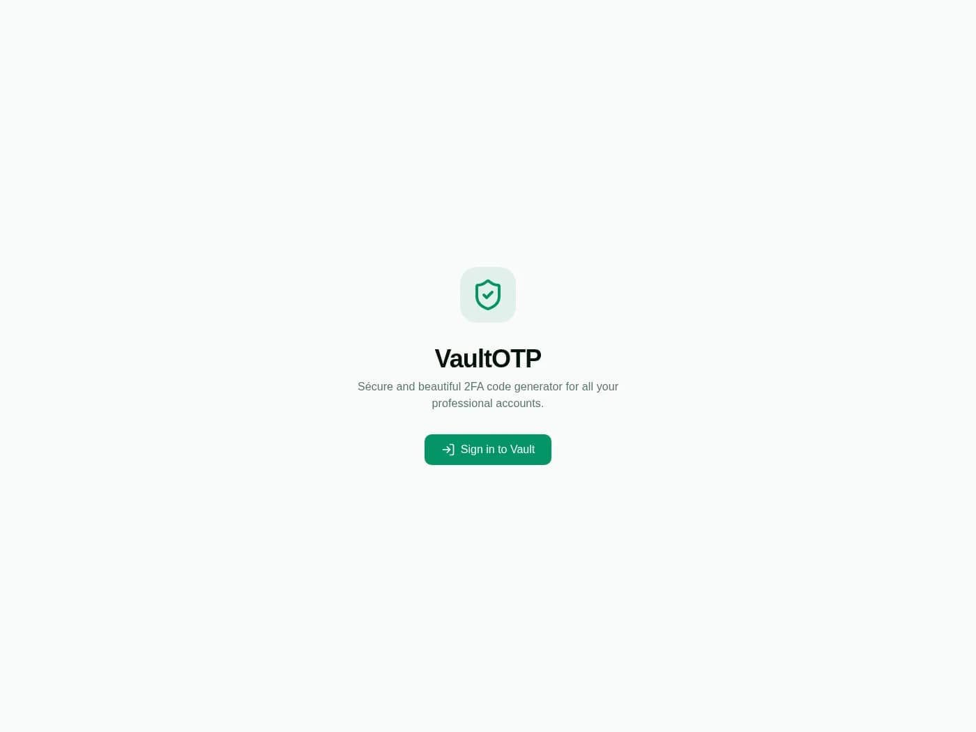 2FA Code Generator