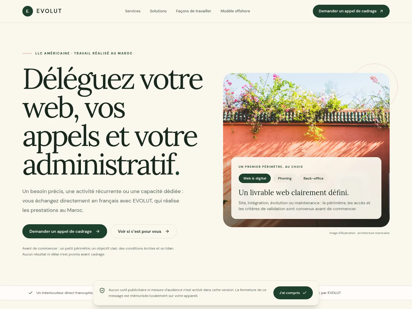 EVOLUT Site d’Externalisation