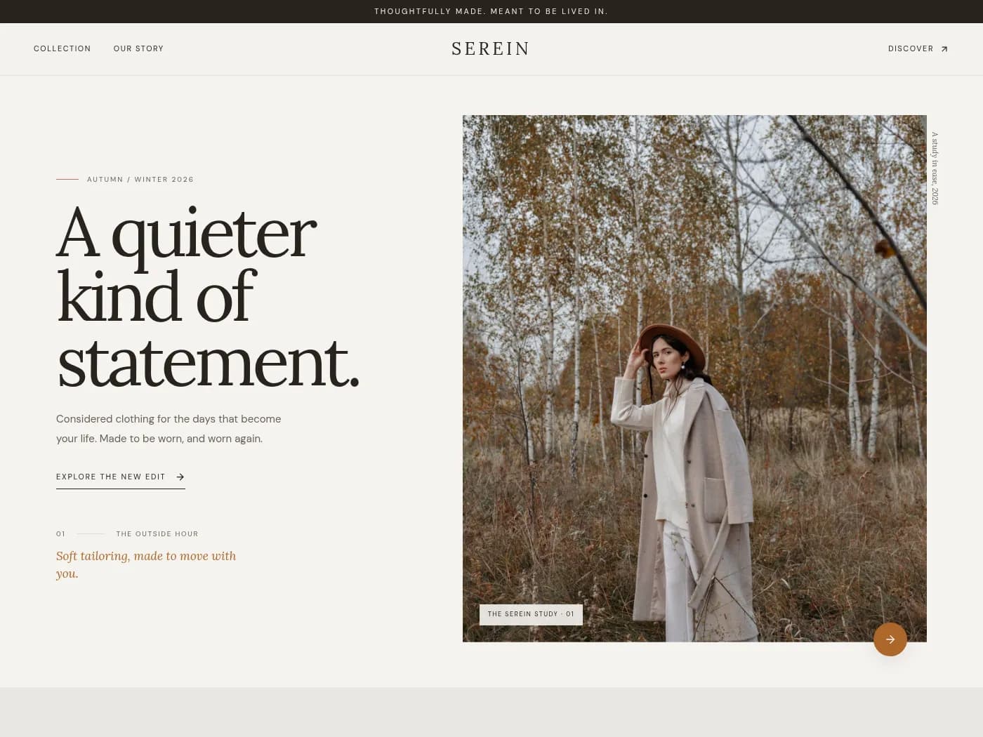 VogueScroll Landing Page