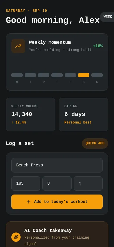 AI Lift Tracker