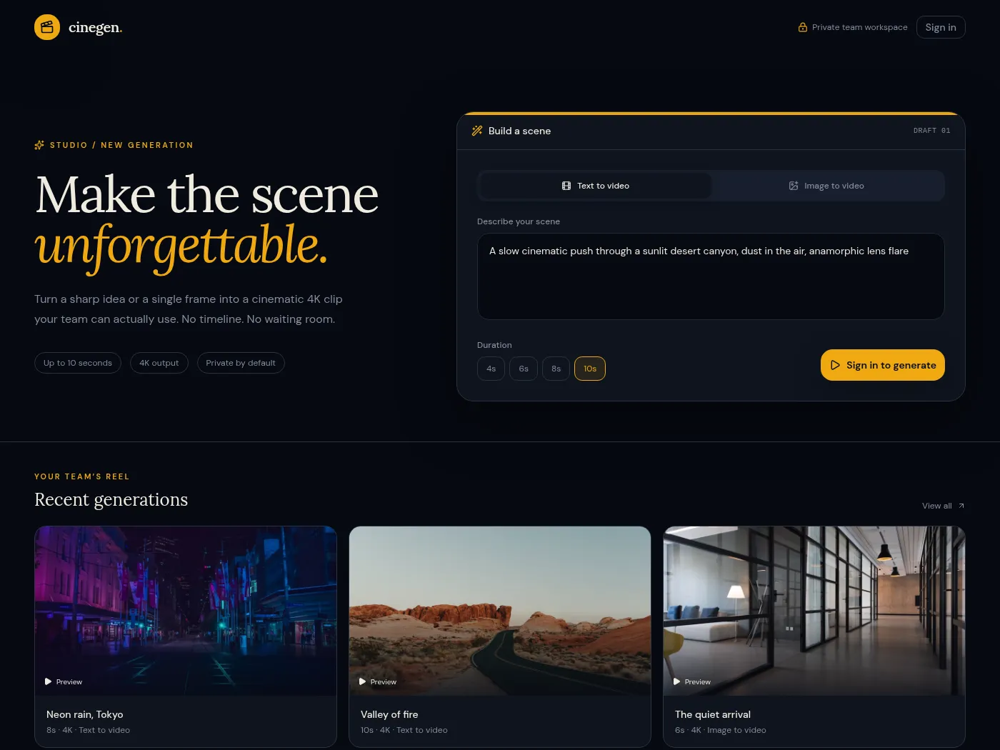 CineGen AI Studio