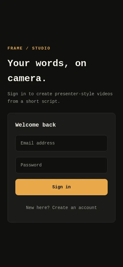 AI Talking Head Studio