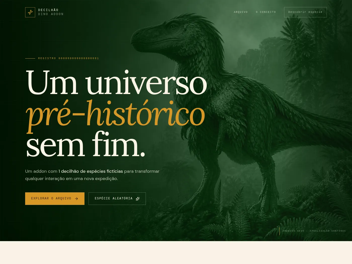 Decilhão Dino Addon