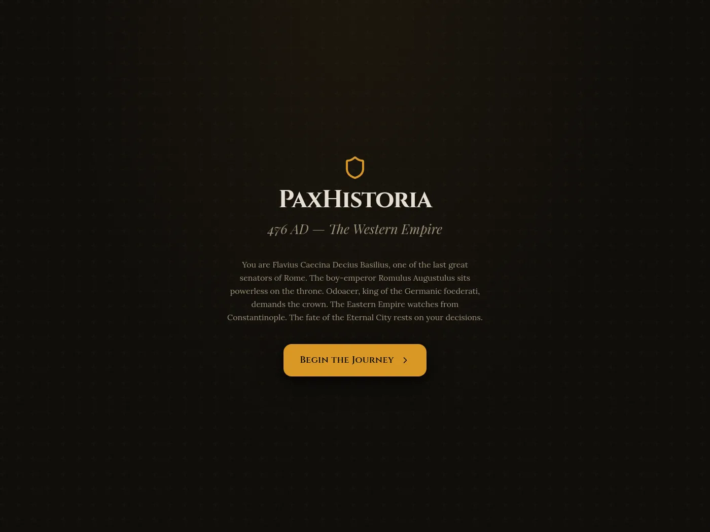 PaxHistoria Strategy Game