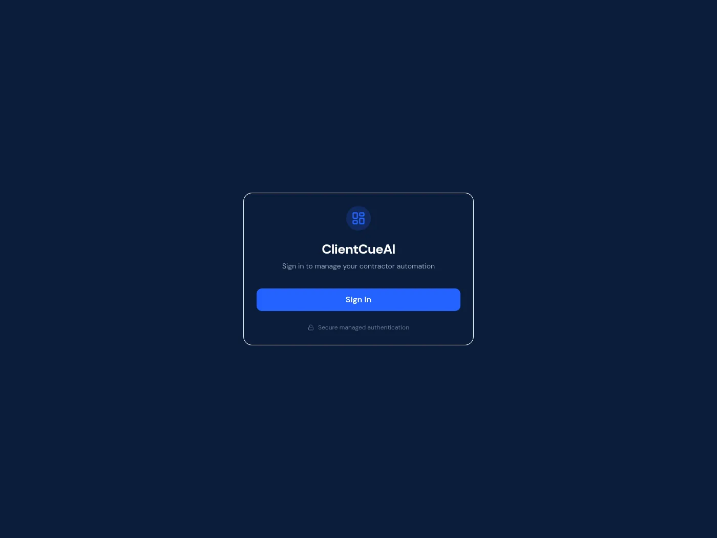 ClientCueAI Command Center