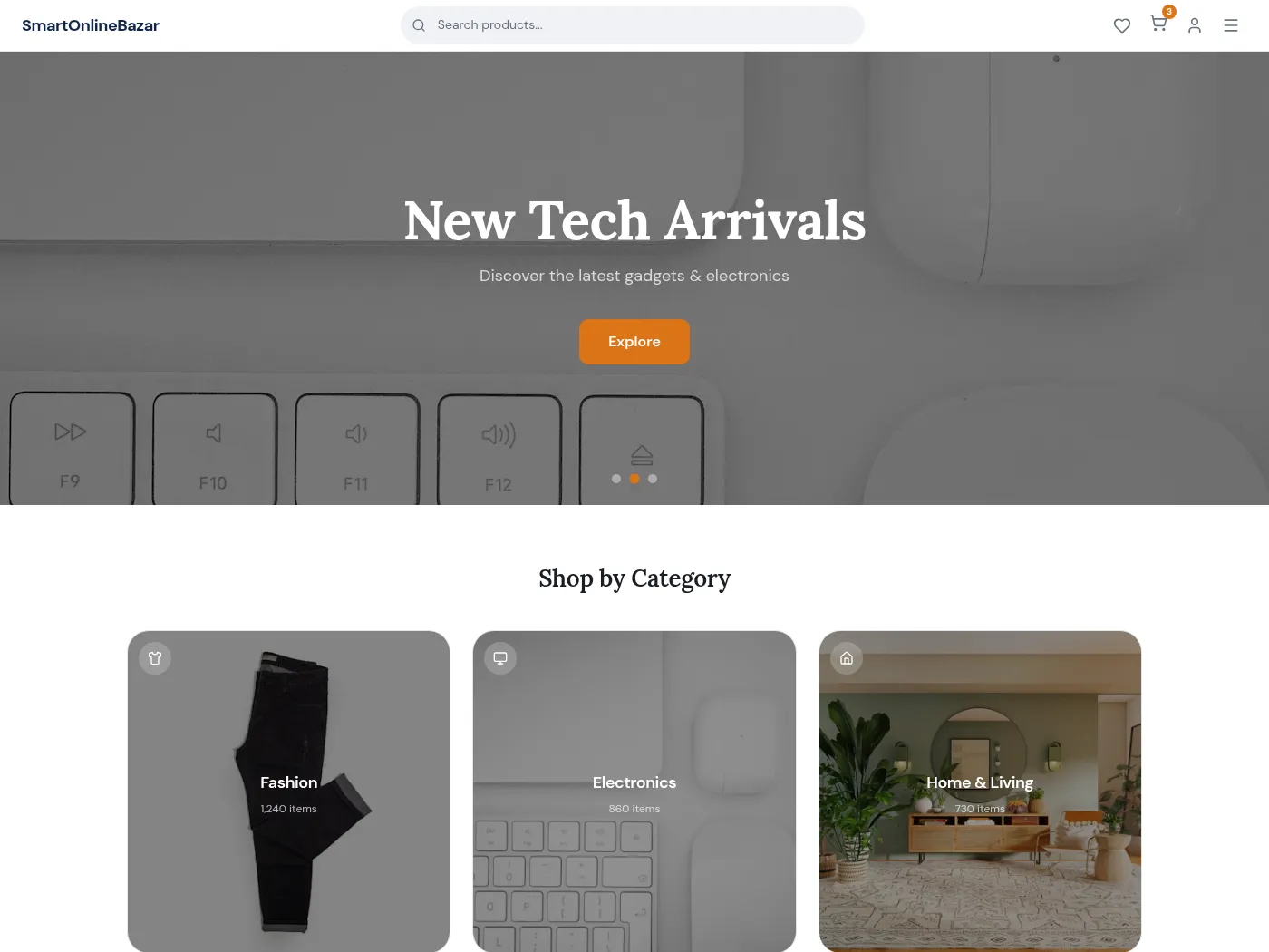 Smart Online Bazar E-Commerce