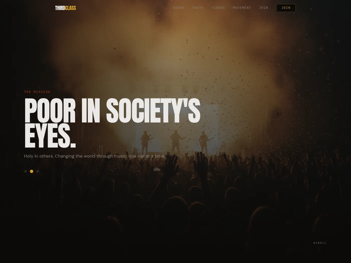 ThirdClass Music Website