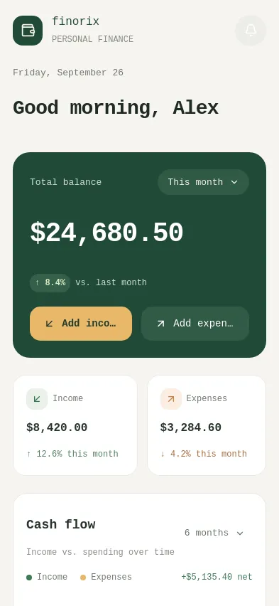Finorix Finance Suite