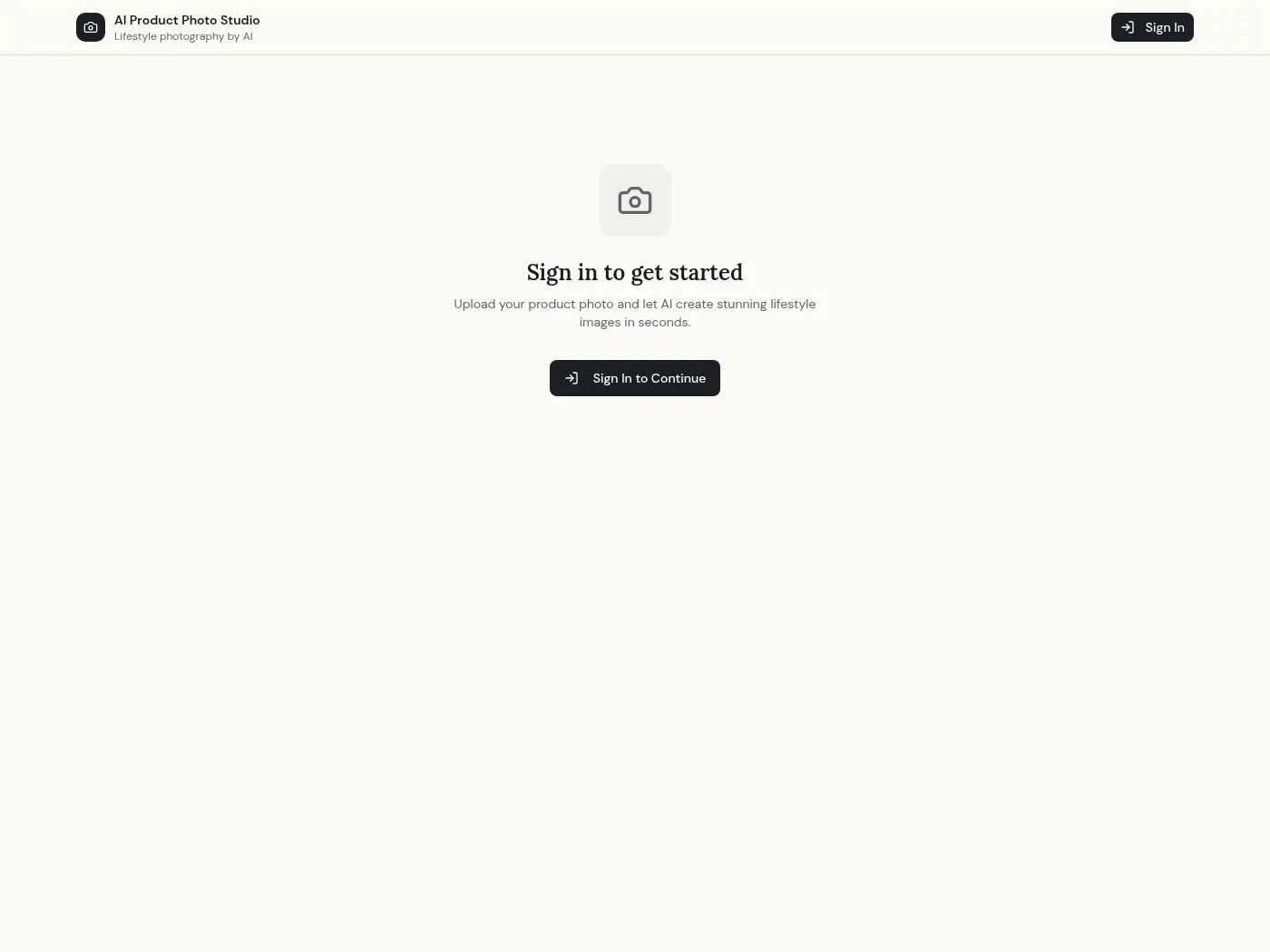 AI Product Photo Studio