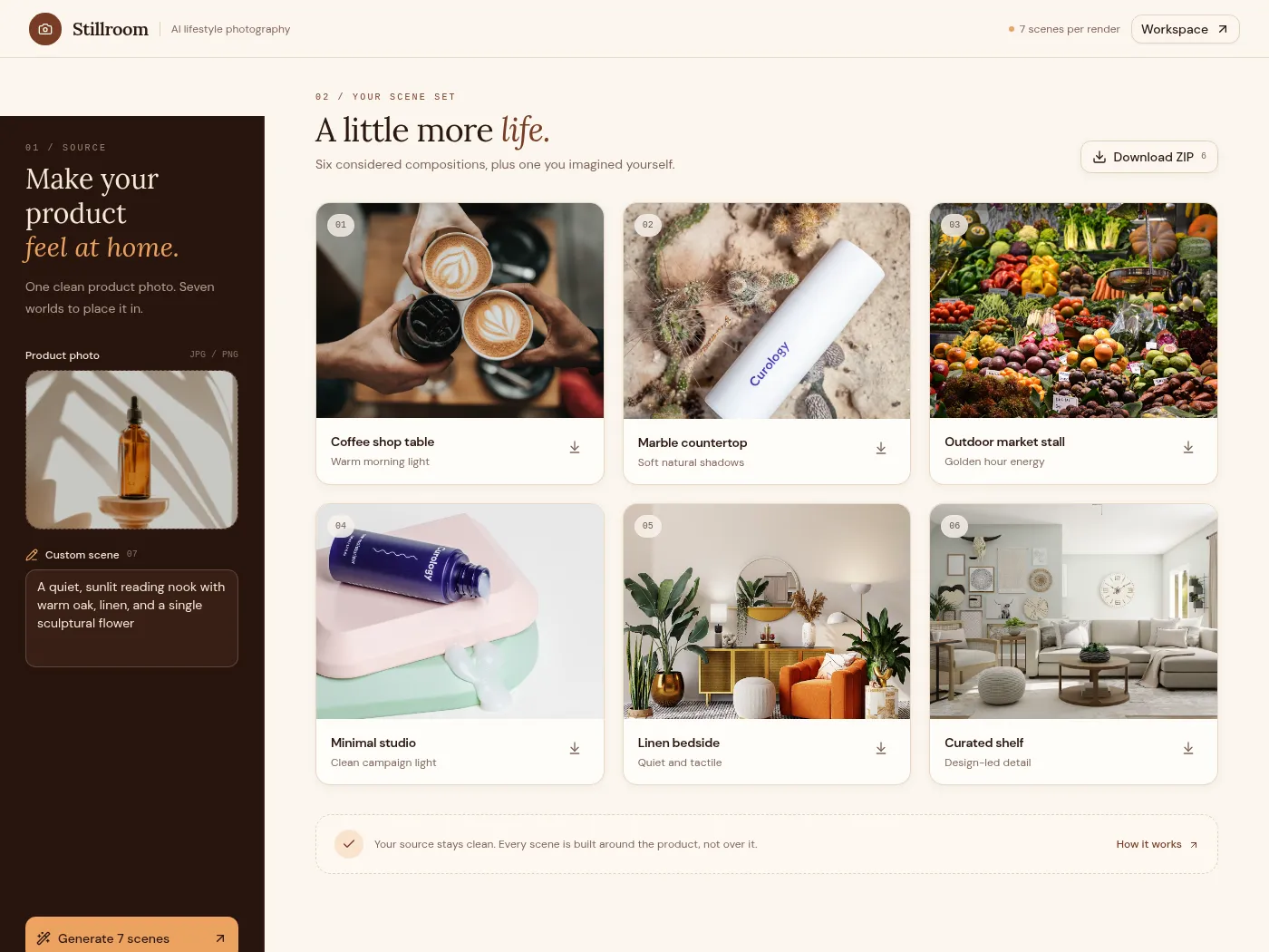 AI Lifestyle Shots