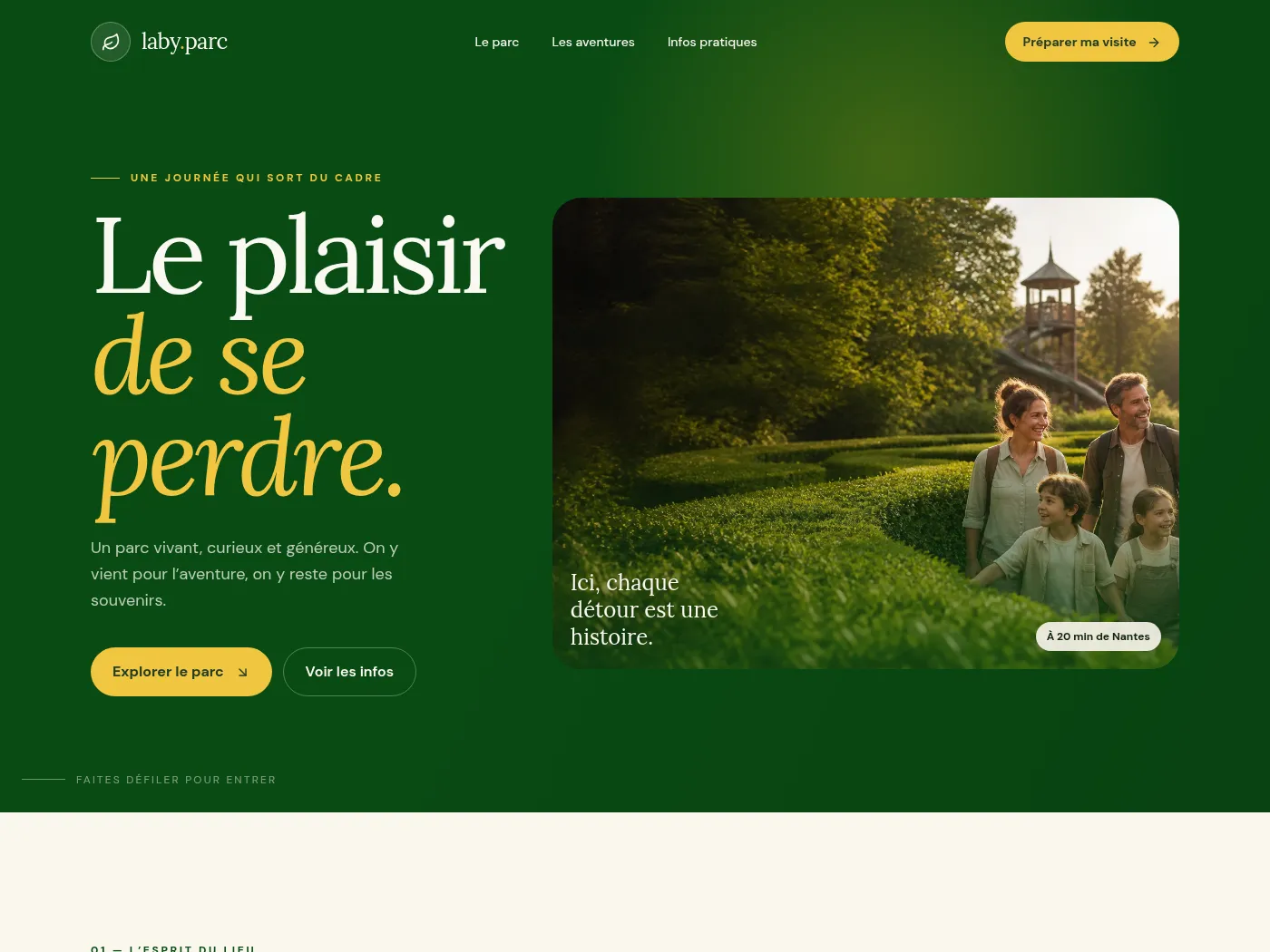 Laby-Parc Modern Site