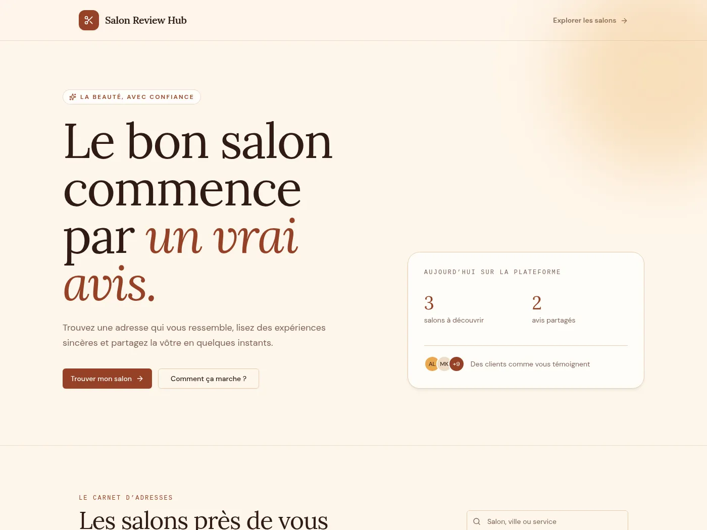 Salon Review Hub