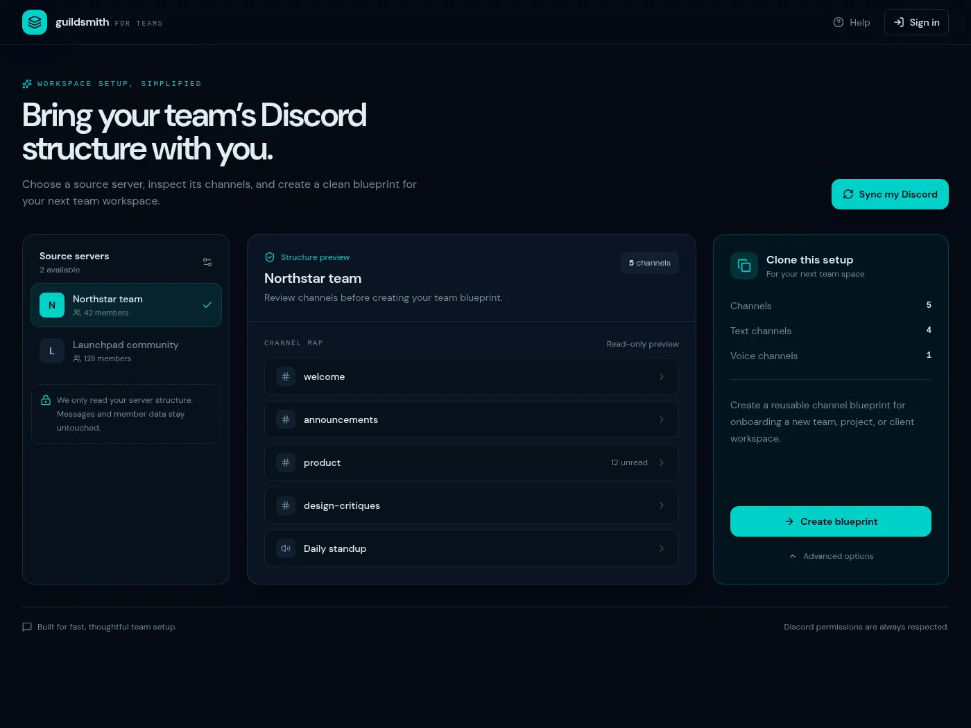 Discord Server Cloner