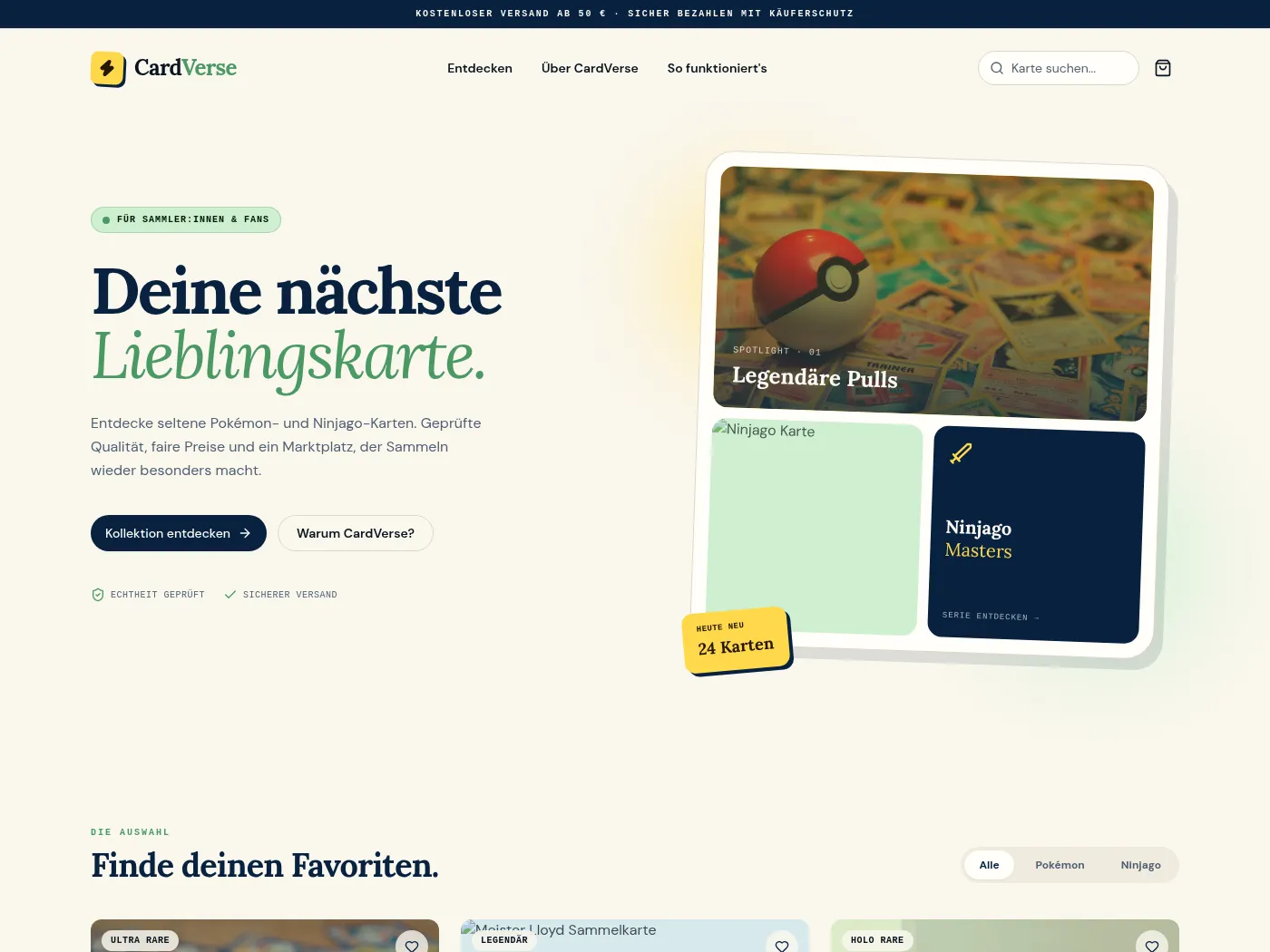 CardVerse Shop