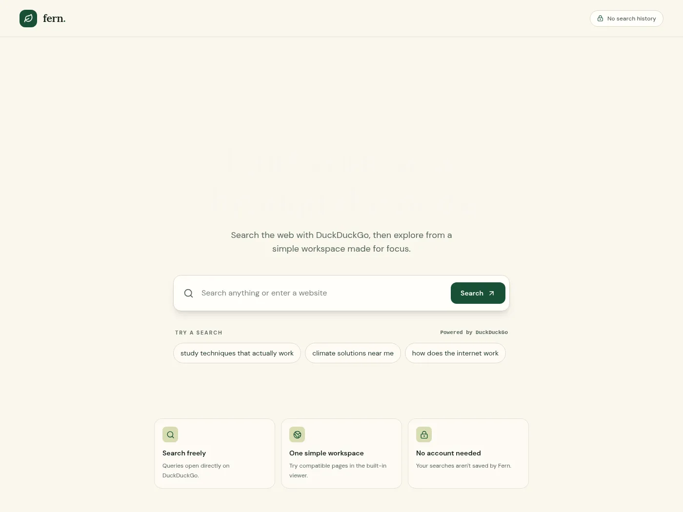 Virtual Search Proxy