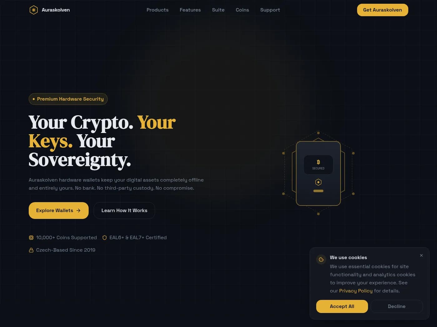 Auraskolven Crypto Wallet