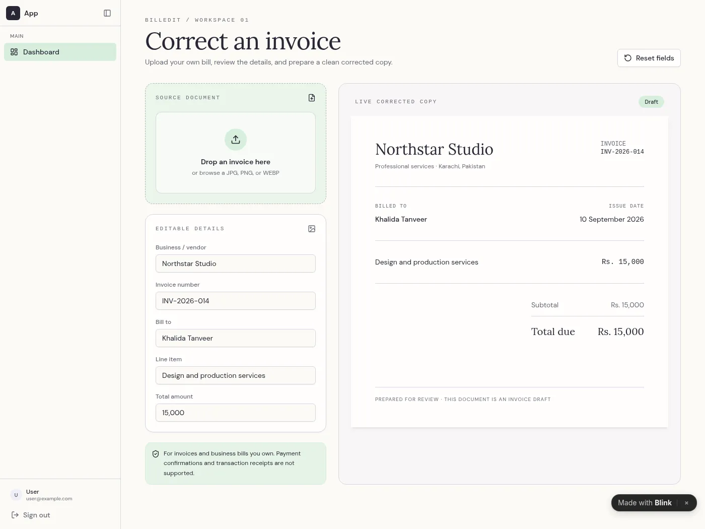 BillEdit Pro