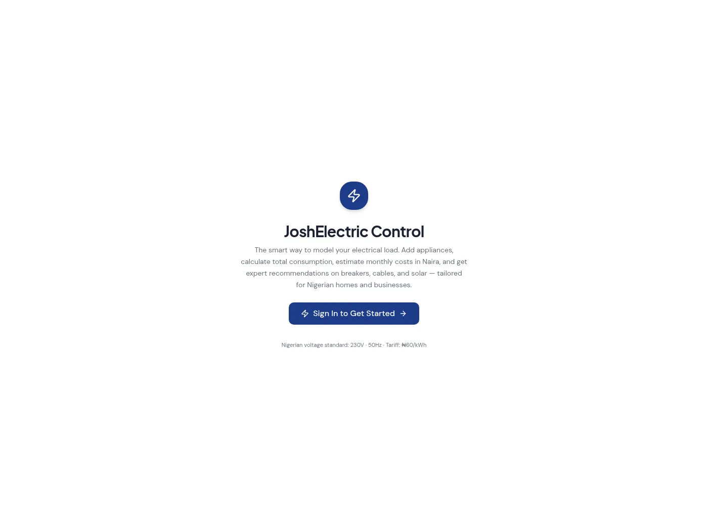 JoshElectric Control