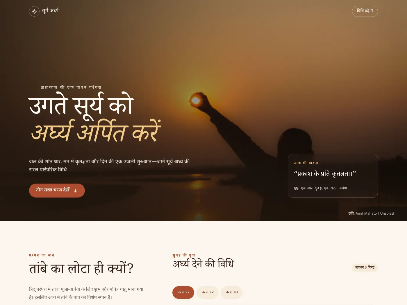 Surya Jal Ritual Guide