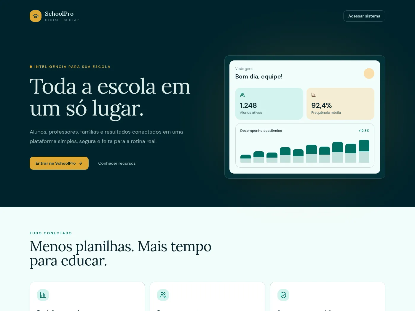 SchoolPro Gestão Escolar