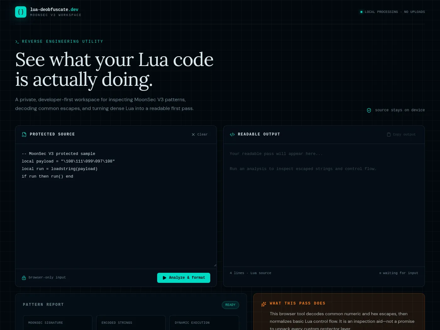Lua Deobfuscate Hub
