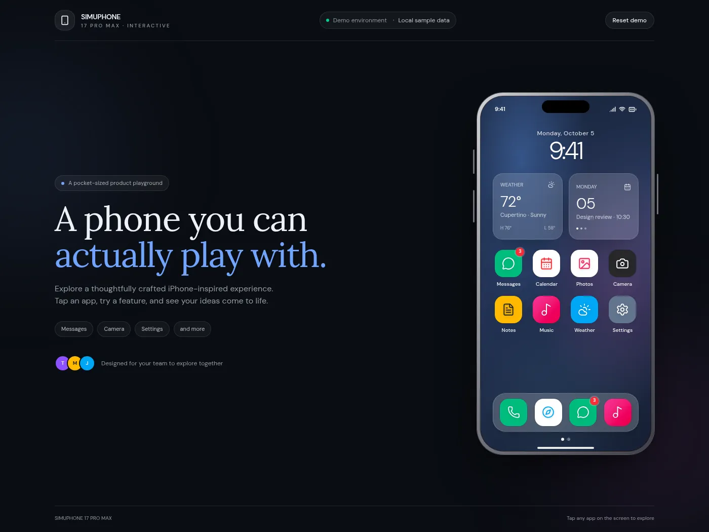 SimuPhone 17 Pro Max