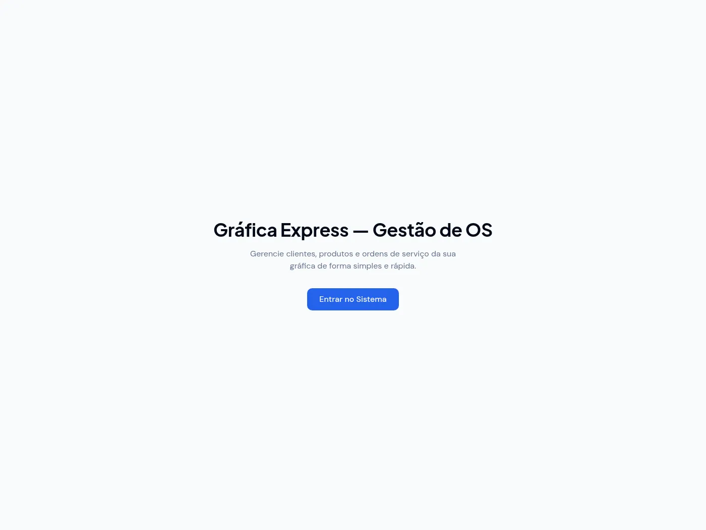 Service Order Manager