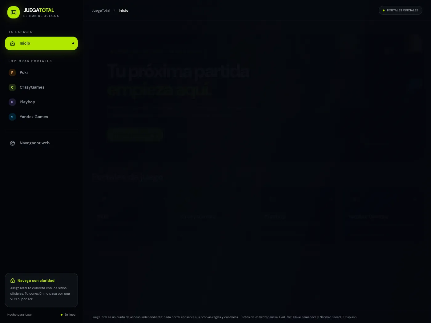 JuegaTotal Plataforma Gaming