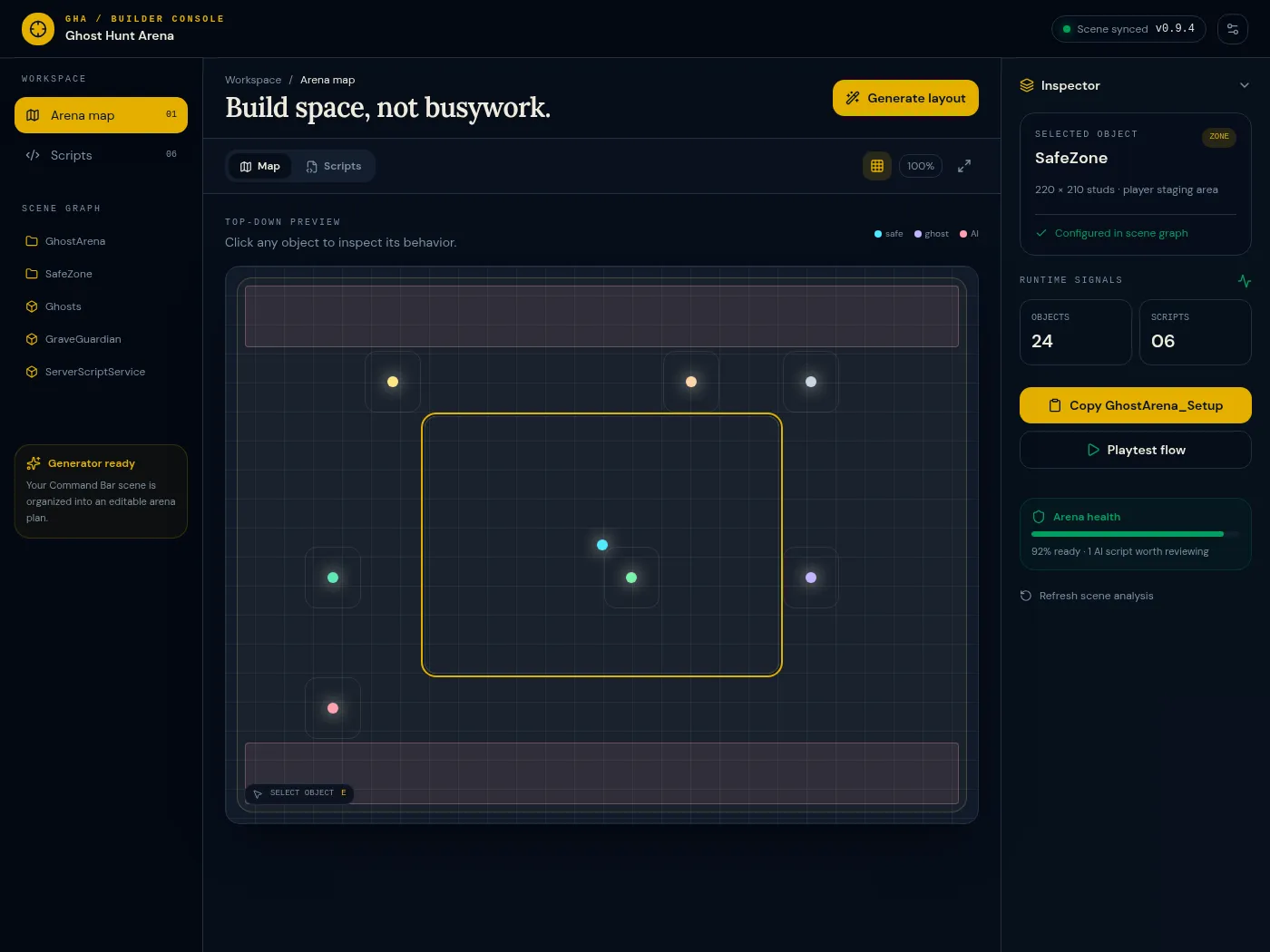Ghost Hunt Arena Web