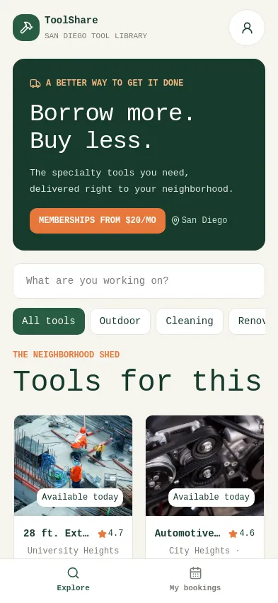 ToolShare Mobile