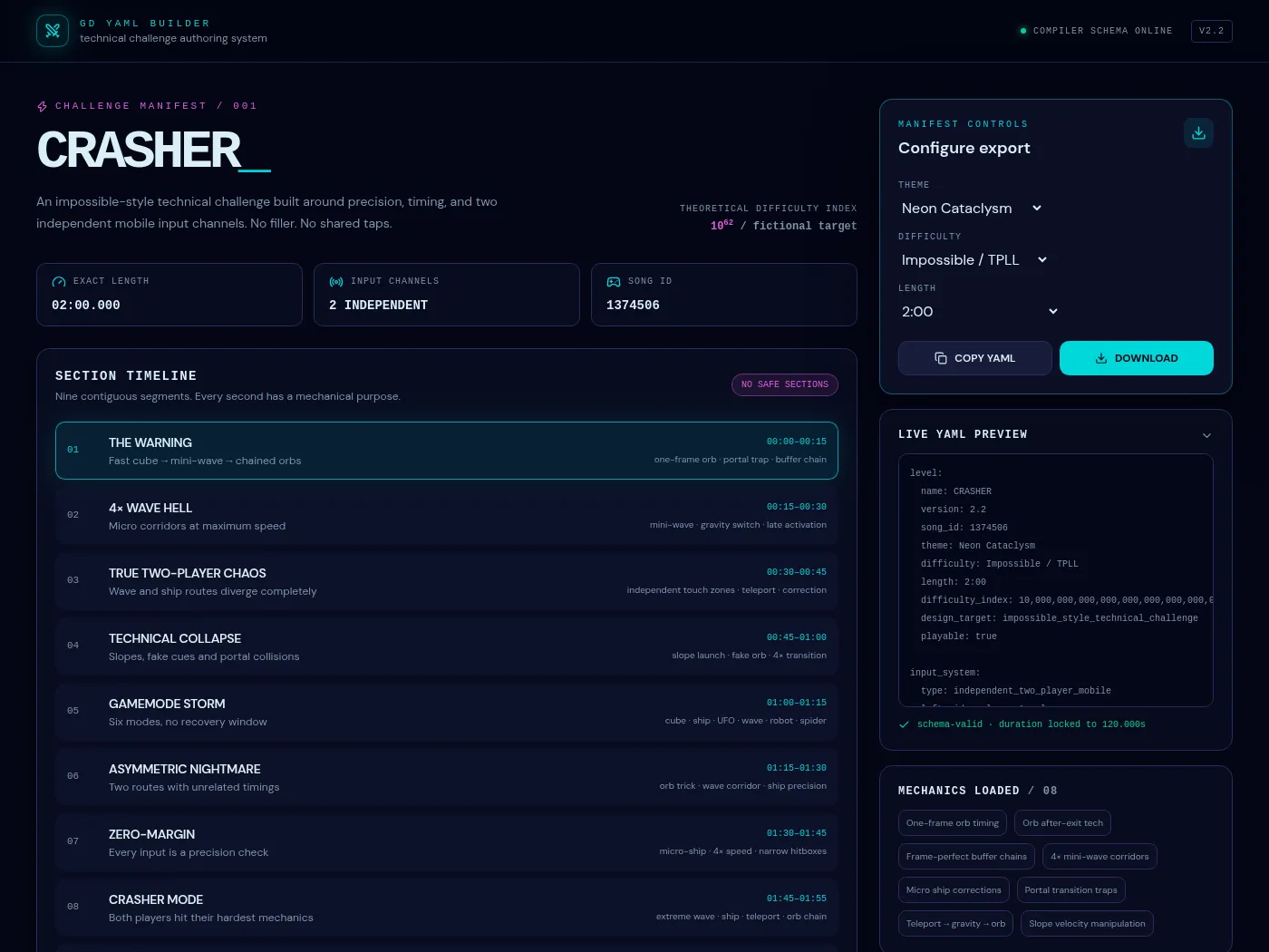 GD YAML Level Builder