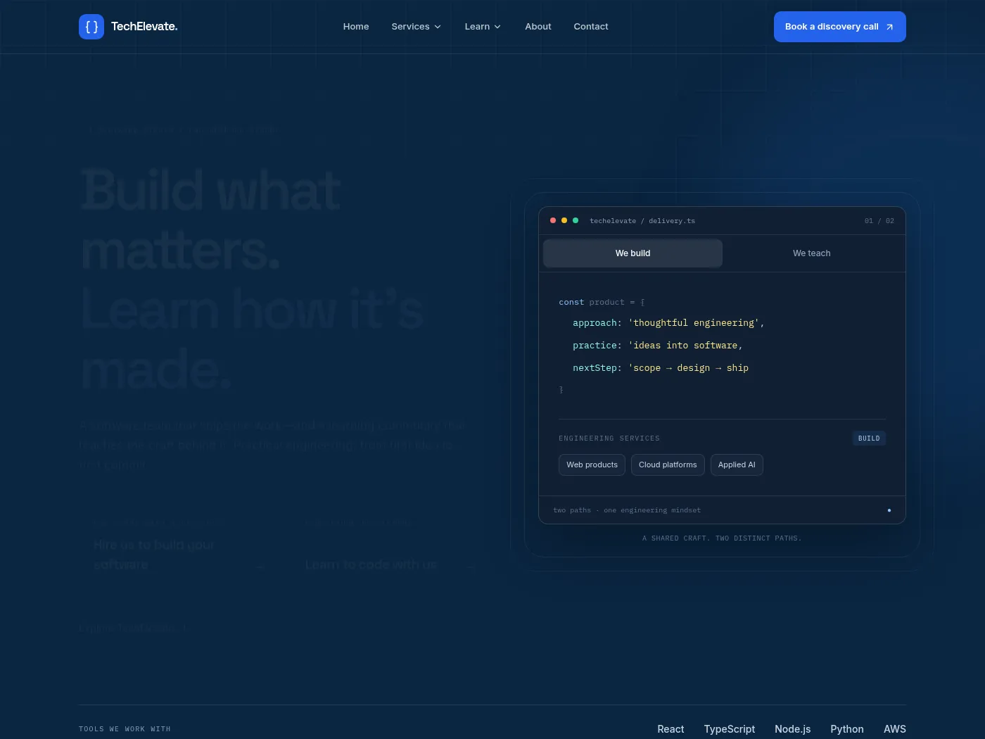 TechElevate Marketing Site