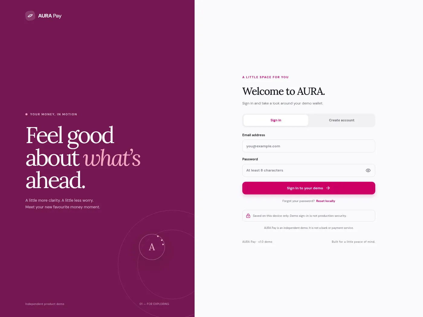 AURA Pay Demo App