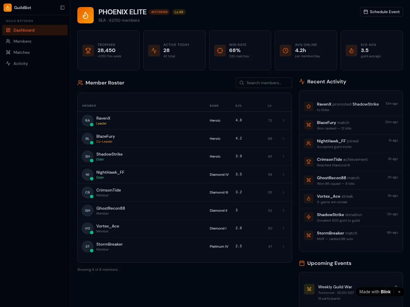 GuildBot for Free Fire