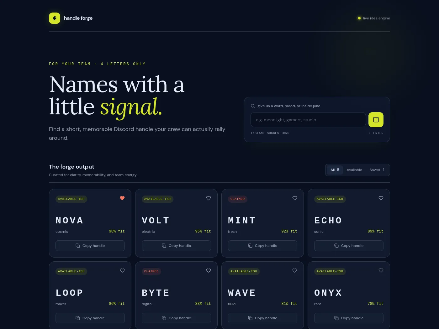 Discord Handle Finder