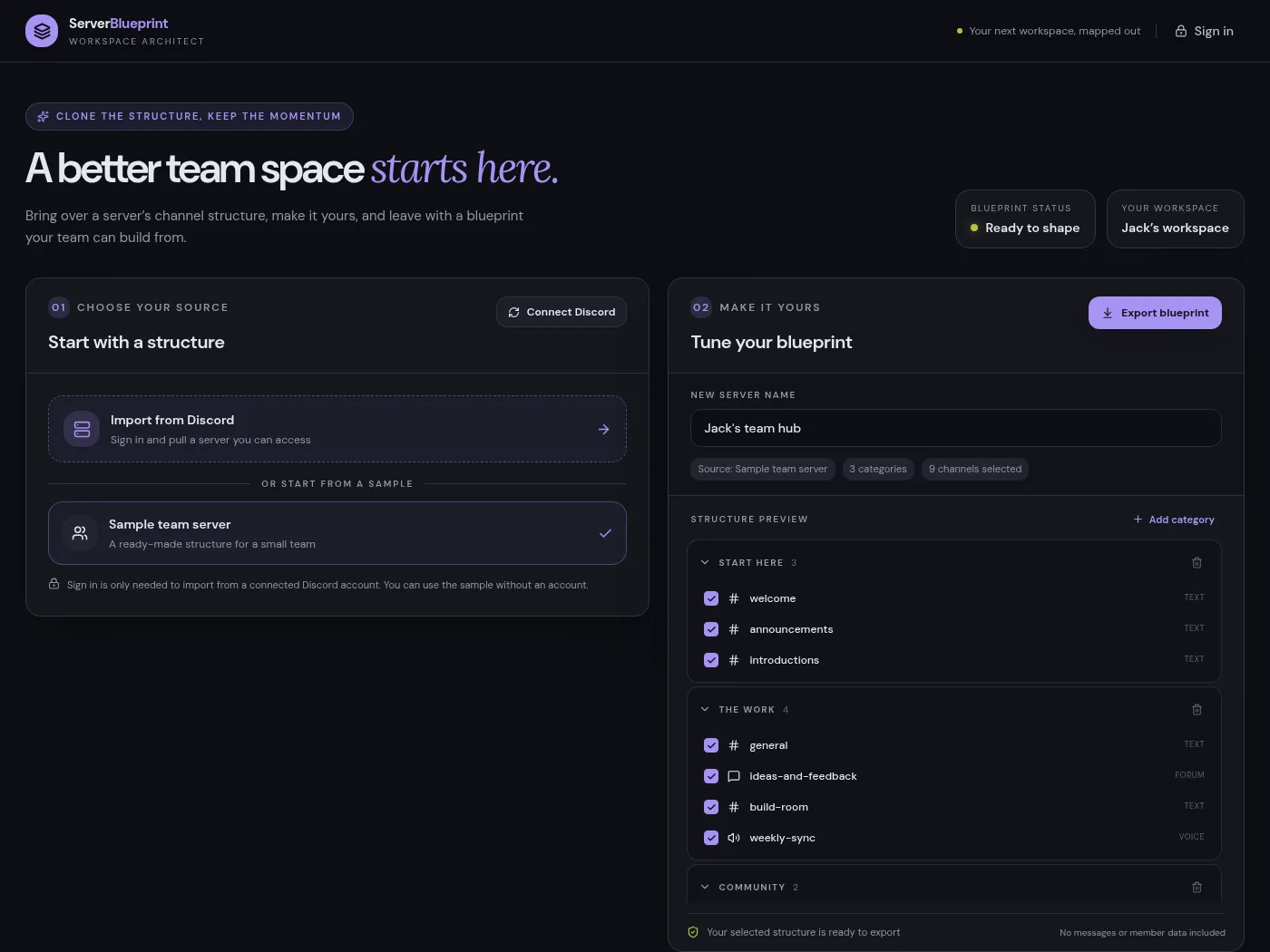 Discord Server Cloner