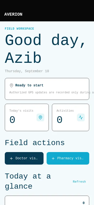 AVERION Field Force Suite