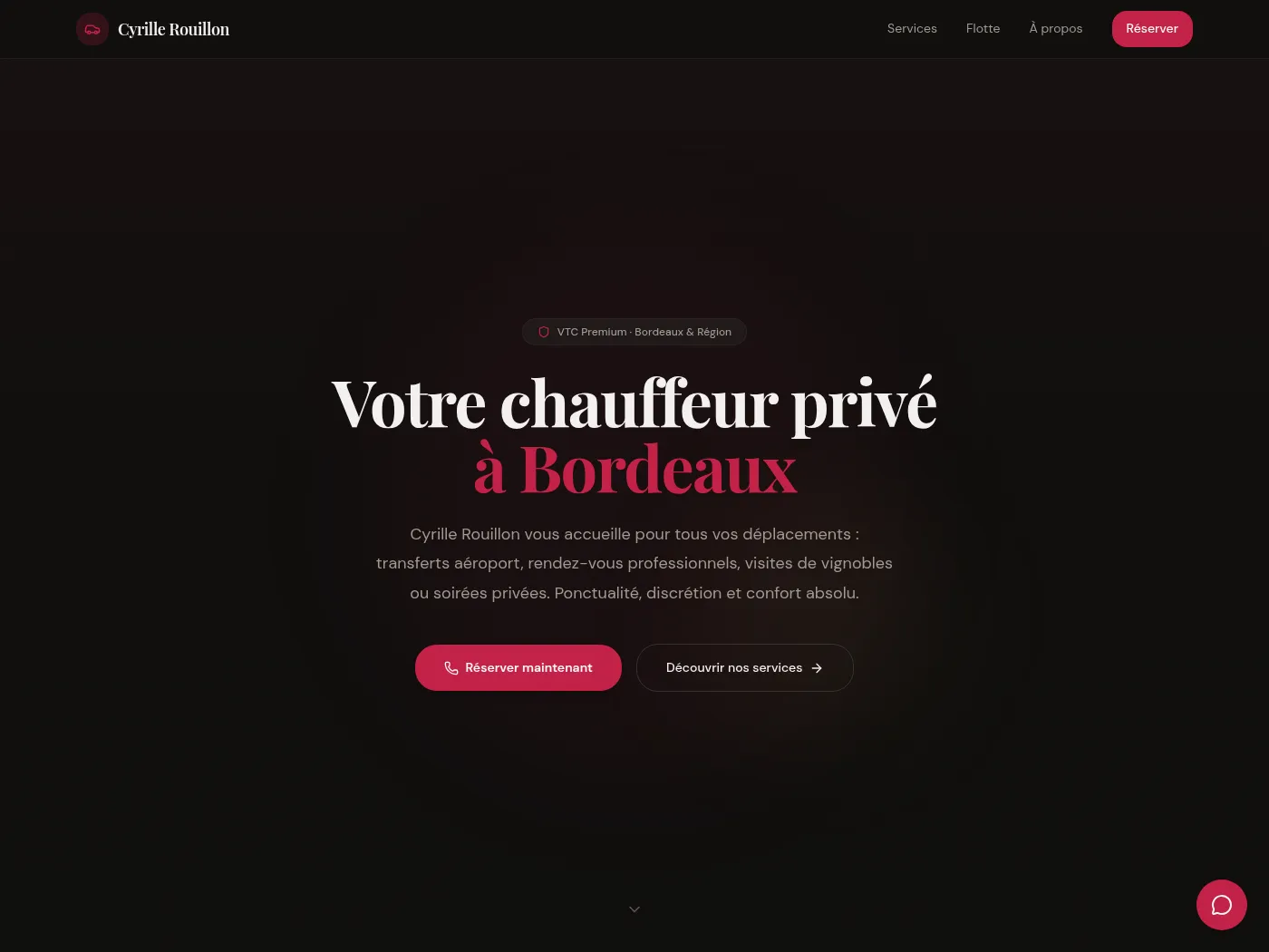 VTC AI Bordeaux Site
