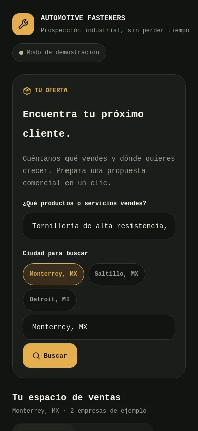 Fastener Client Finder