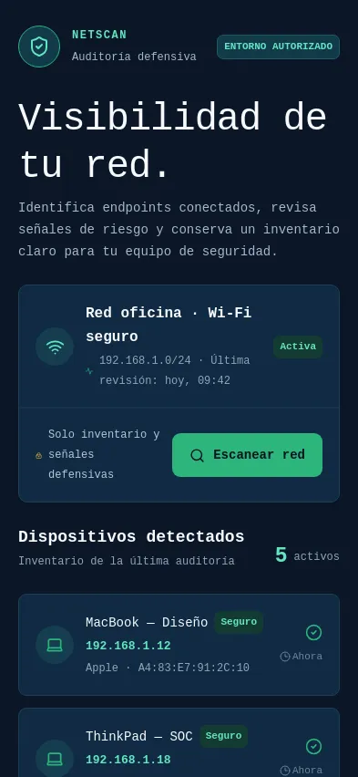 NetScan Mobile Auditor