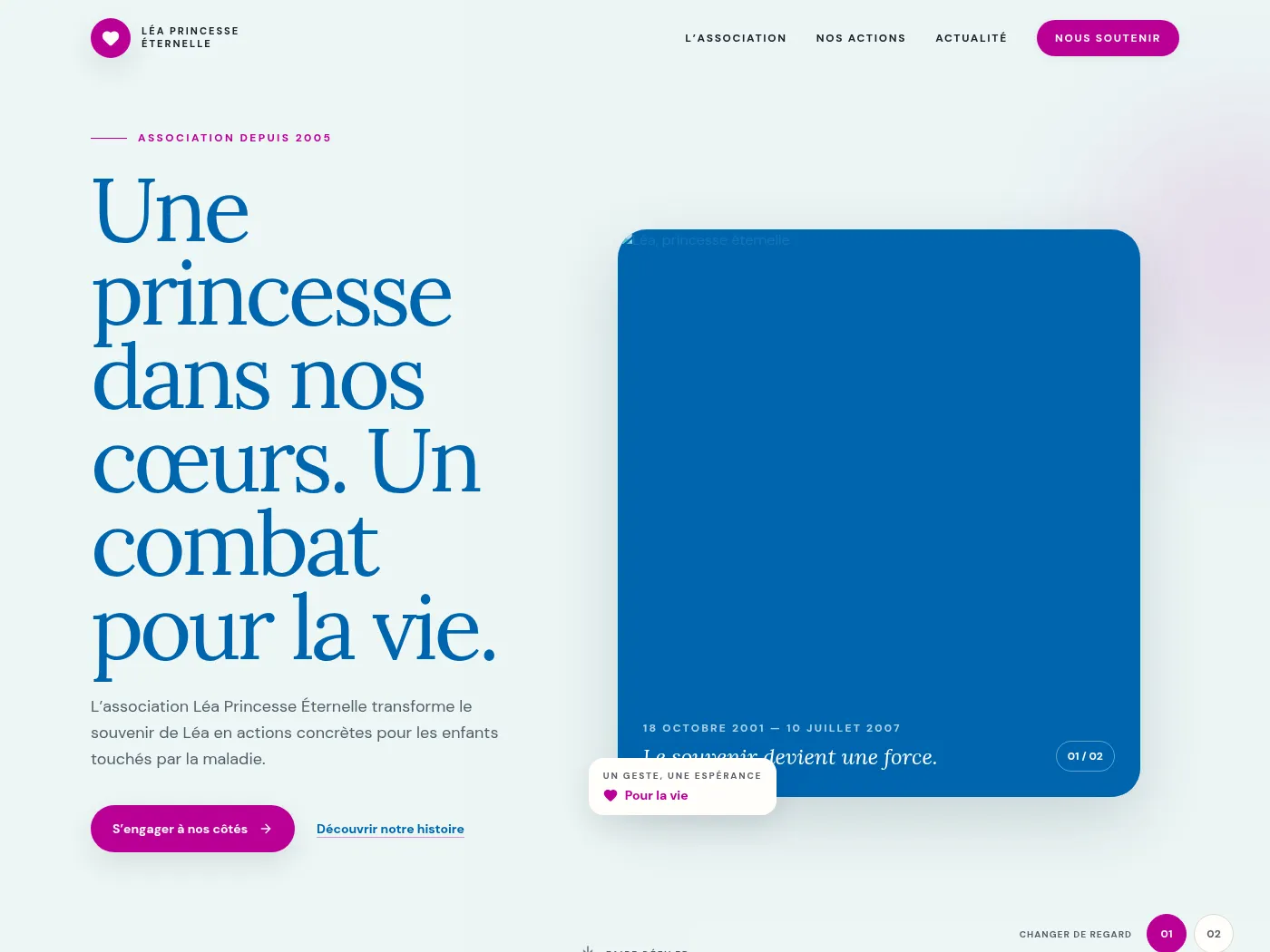 Lea Pour La Vie Web