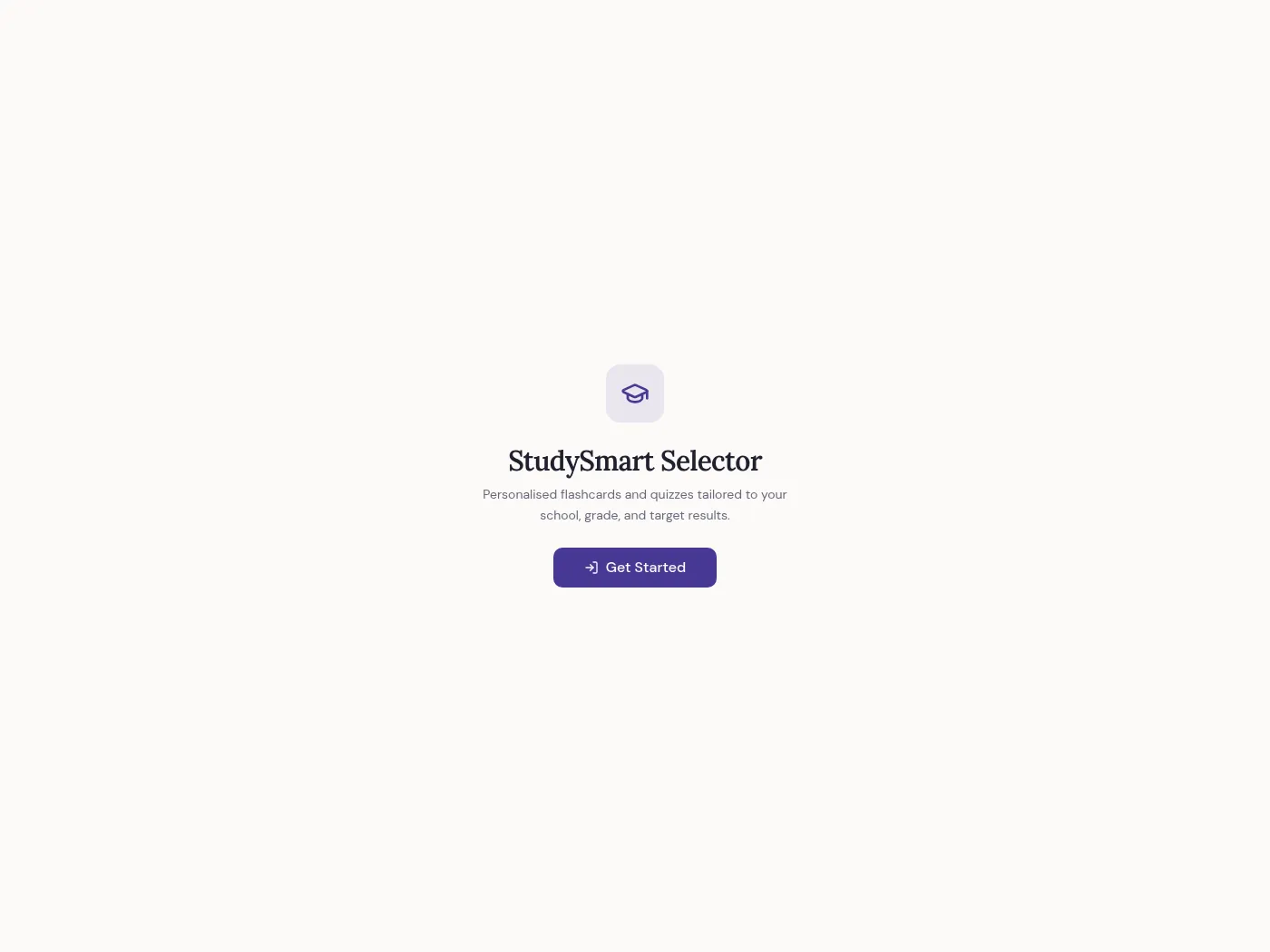 StudySmart Selector