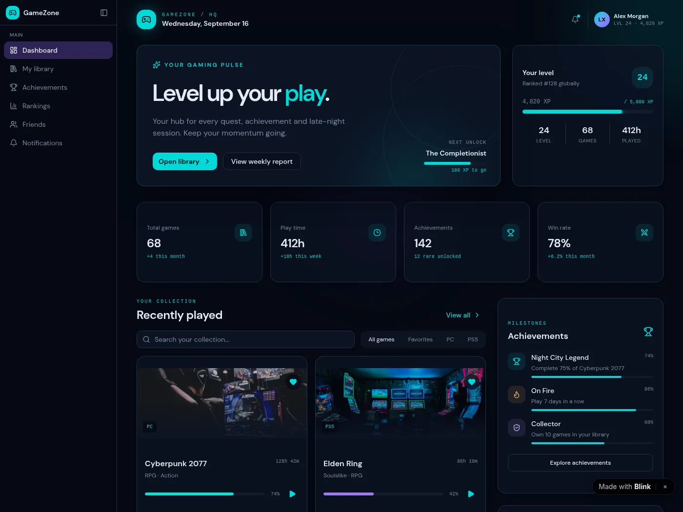 GameZone Hub