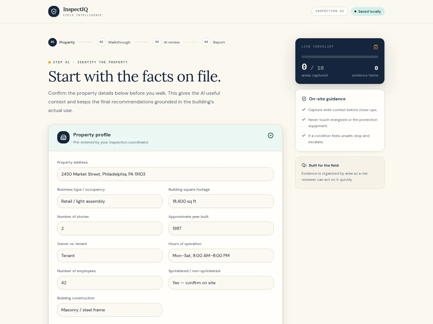 InspectIQ Mobile Web