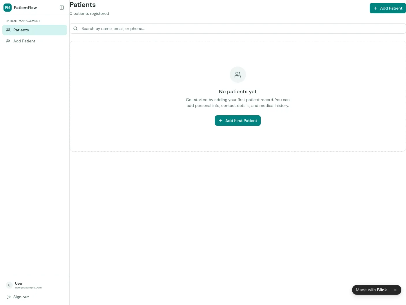 PatientFlow Manager