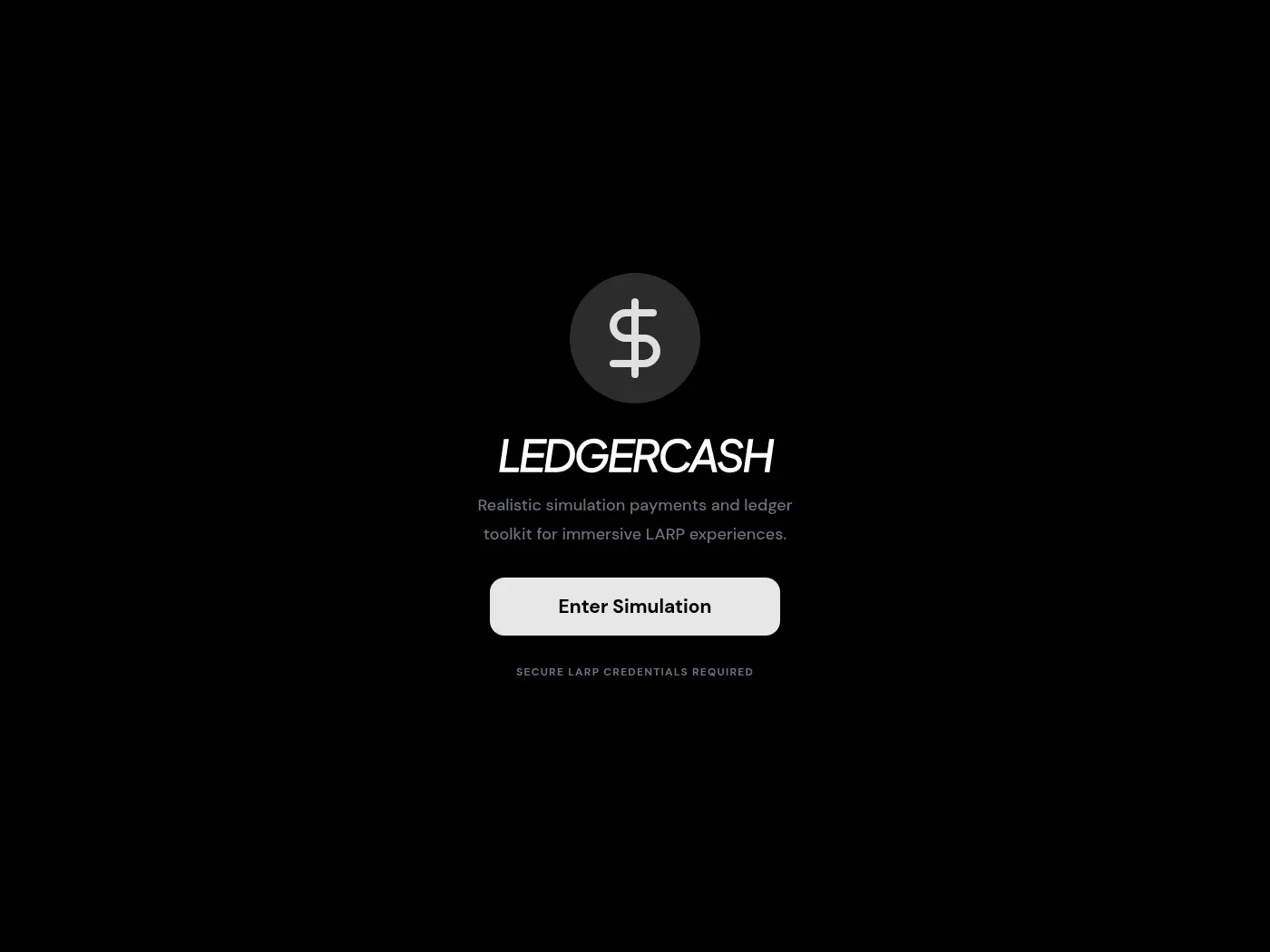LedgerCash LARP Toolkit